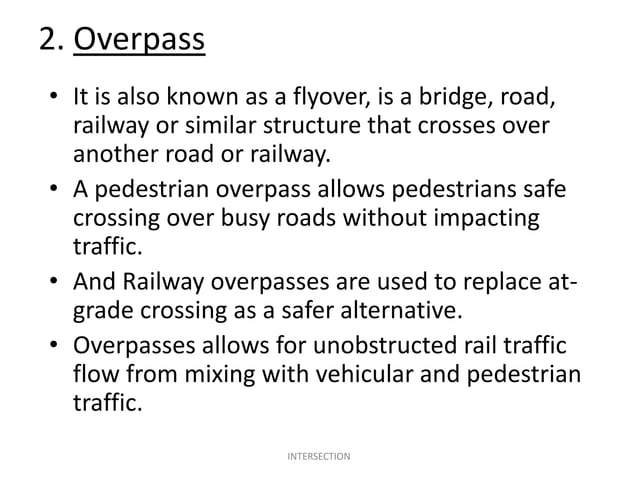 Intersection,types | PPTX | Rail Travel | Travel Type