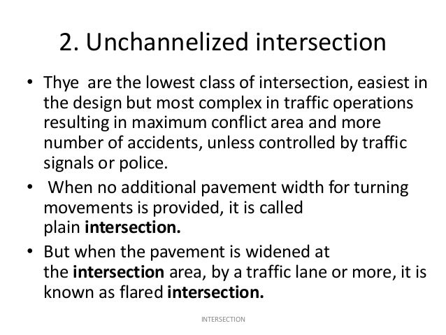 Intersection,types