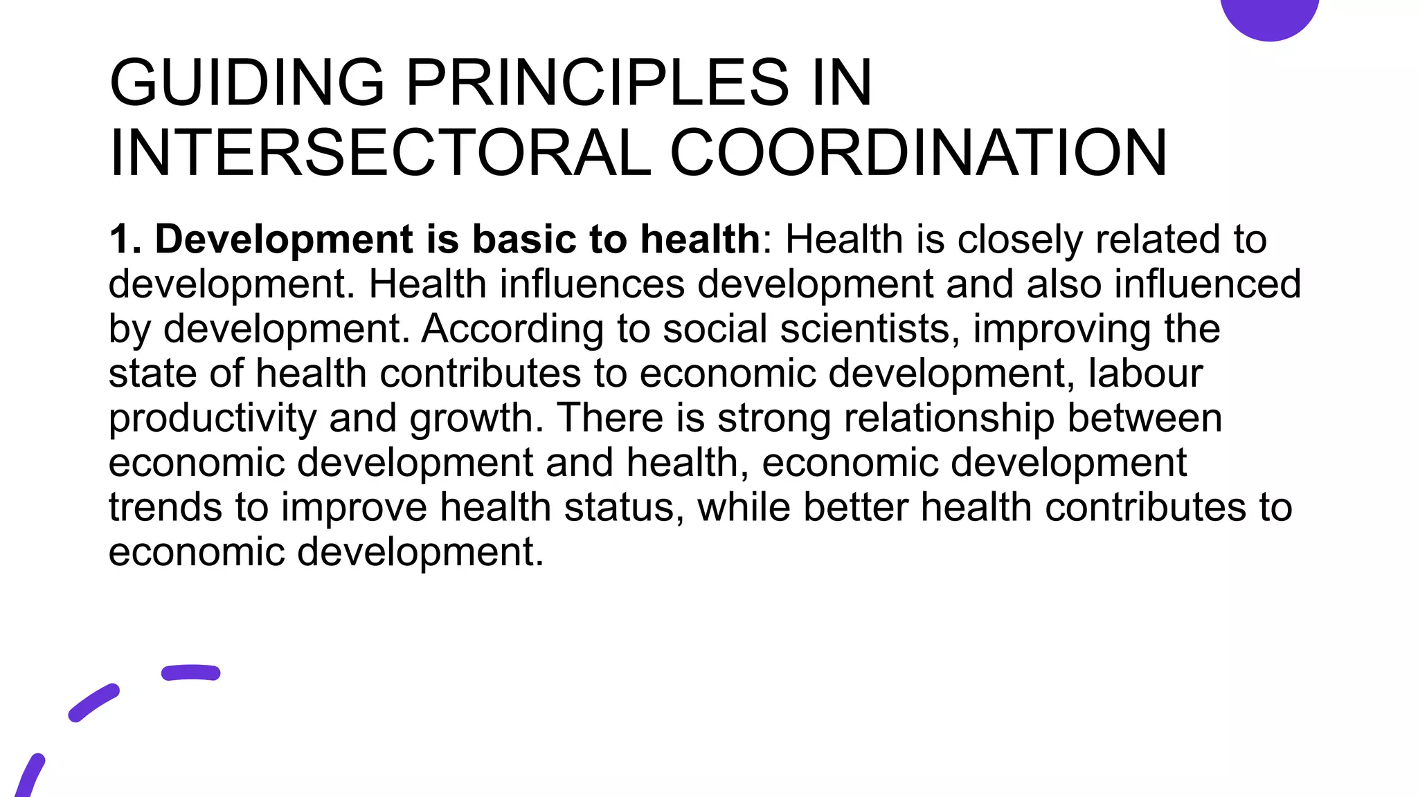 Intersectoral coordination | PPTX