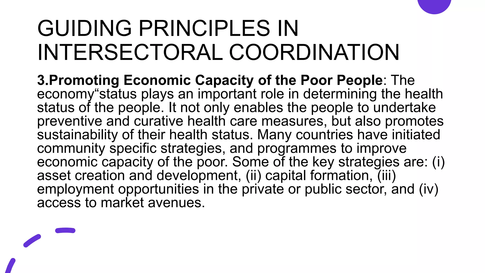 Intersectoral coordination | PPTX
