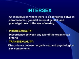 Intersex ppt by arch | PPT