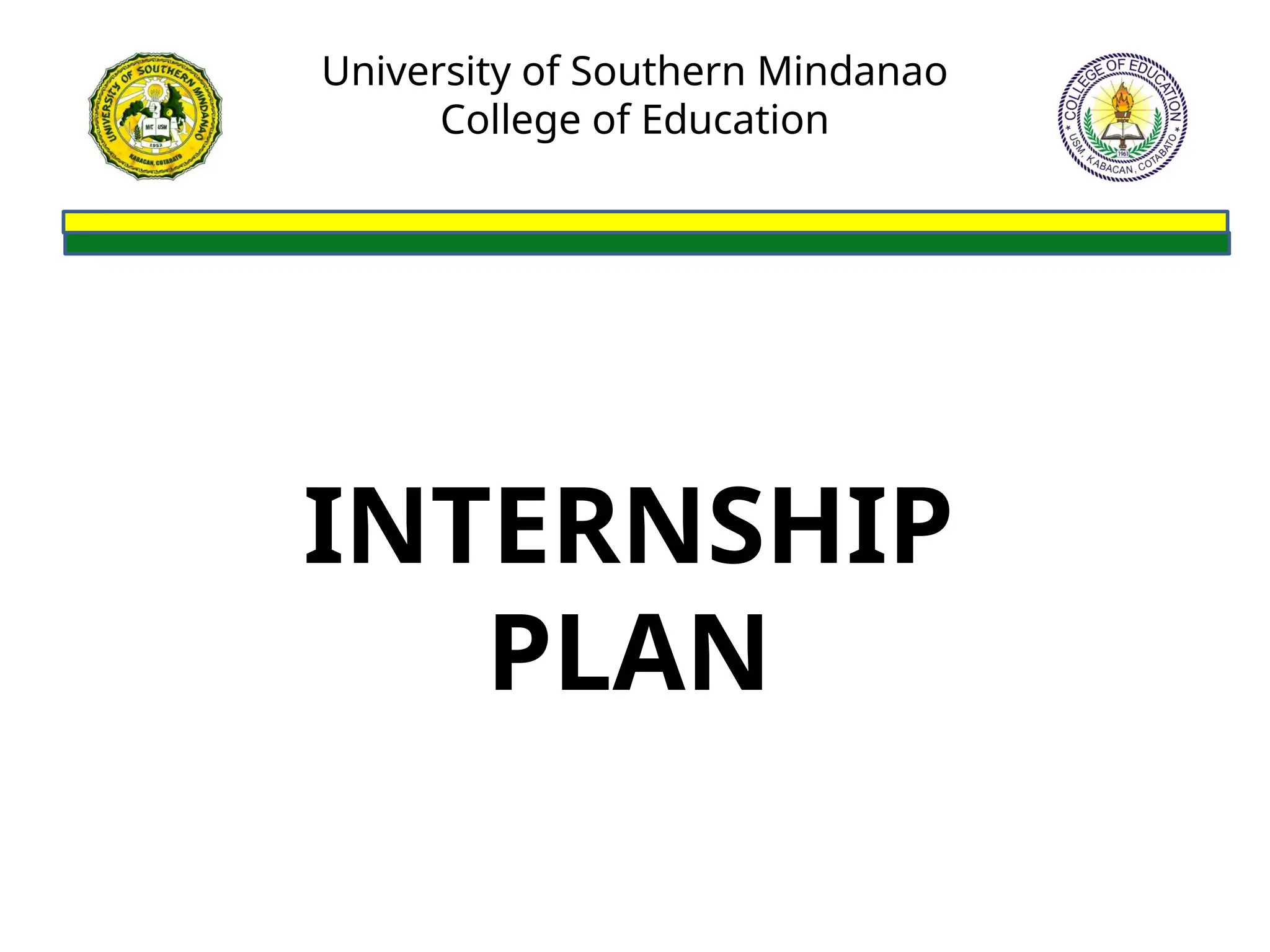 INTERSHIP-PLAN for teaching internship program for education ...