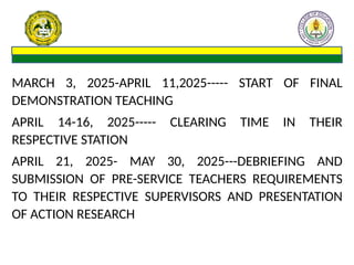 INTERSHIP-PLAN for teaching internship program for education ...