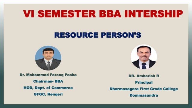 INTERSHIP bangalore university BBA.pptx | Free Download