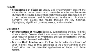 Internship Notes - Unit 1: Scientific Writing and Reporting | PPTX