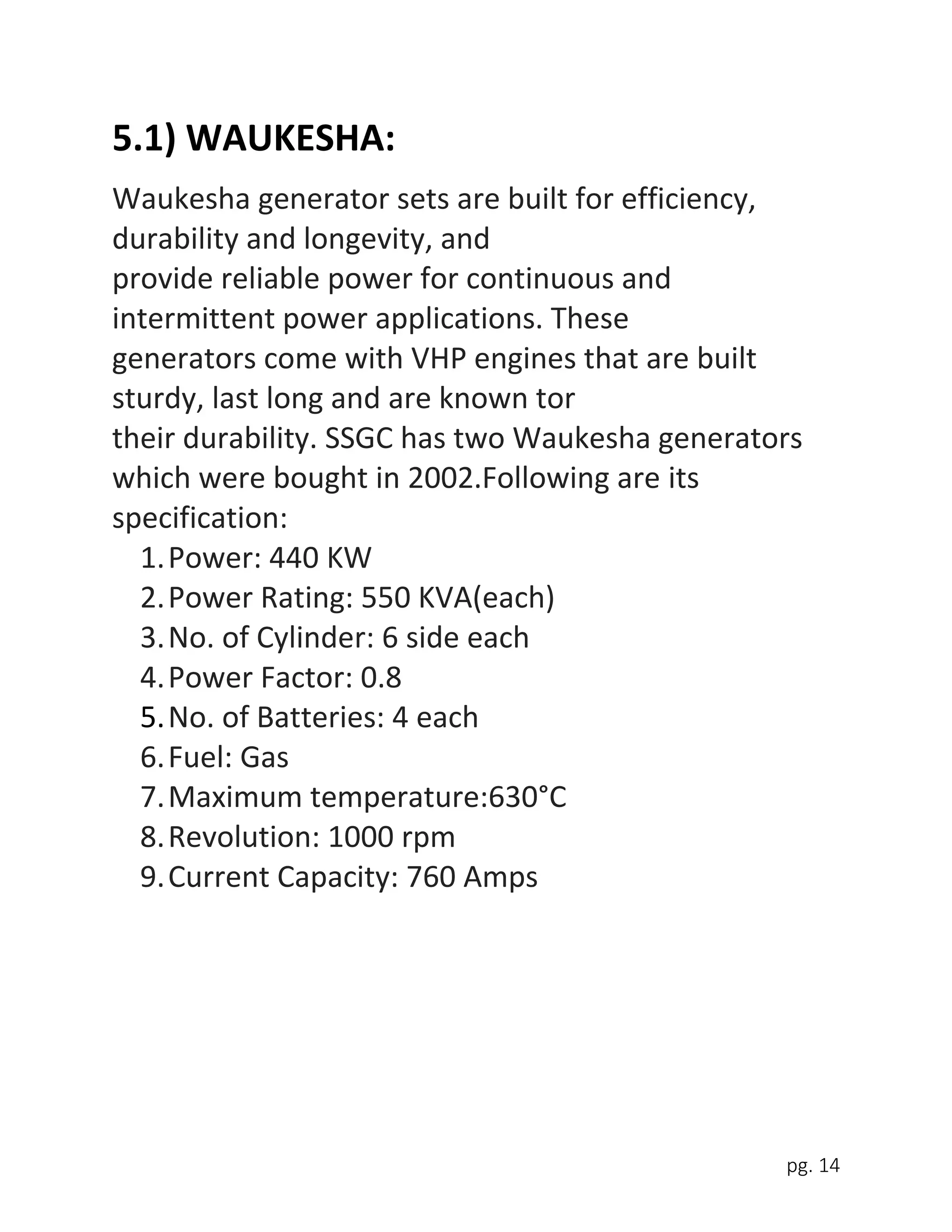 SSGC Karachi Internship report | PDF