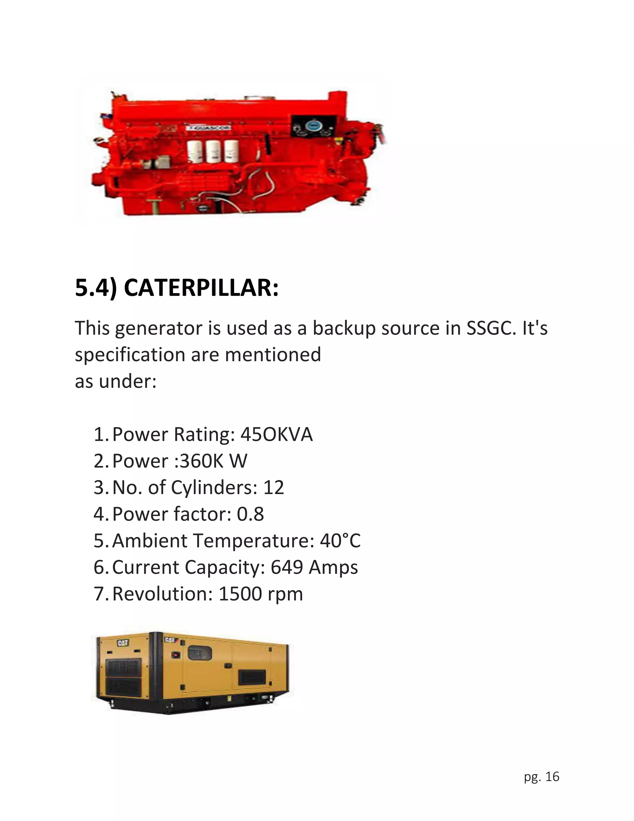 SSGC Karachi Internship report | PDF