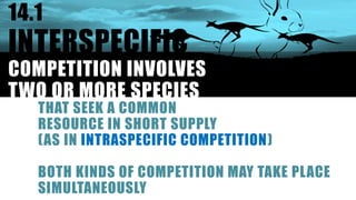 Ecology: Interspecific Competition | PPTX