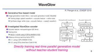 Real-time neural text-to-speech with sequence-to-sequence acoustic model and WaveGlow or single ...
