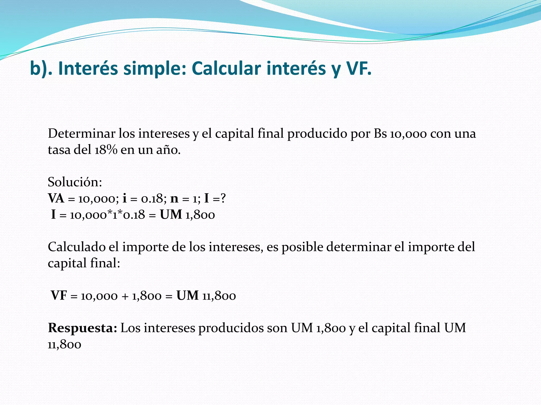 Interés simple, compuesto y diagrama de flujo | PPTX