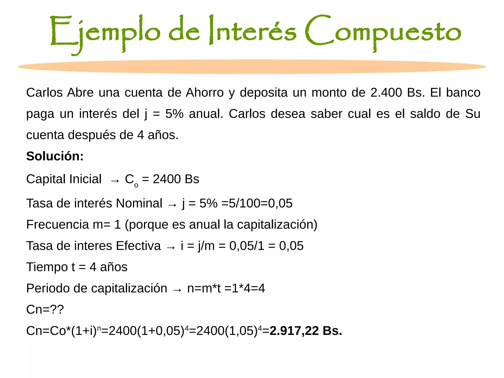 Interés simple e interés compuesto | PDF