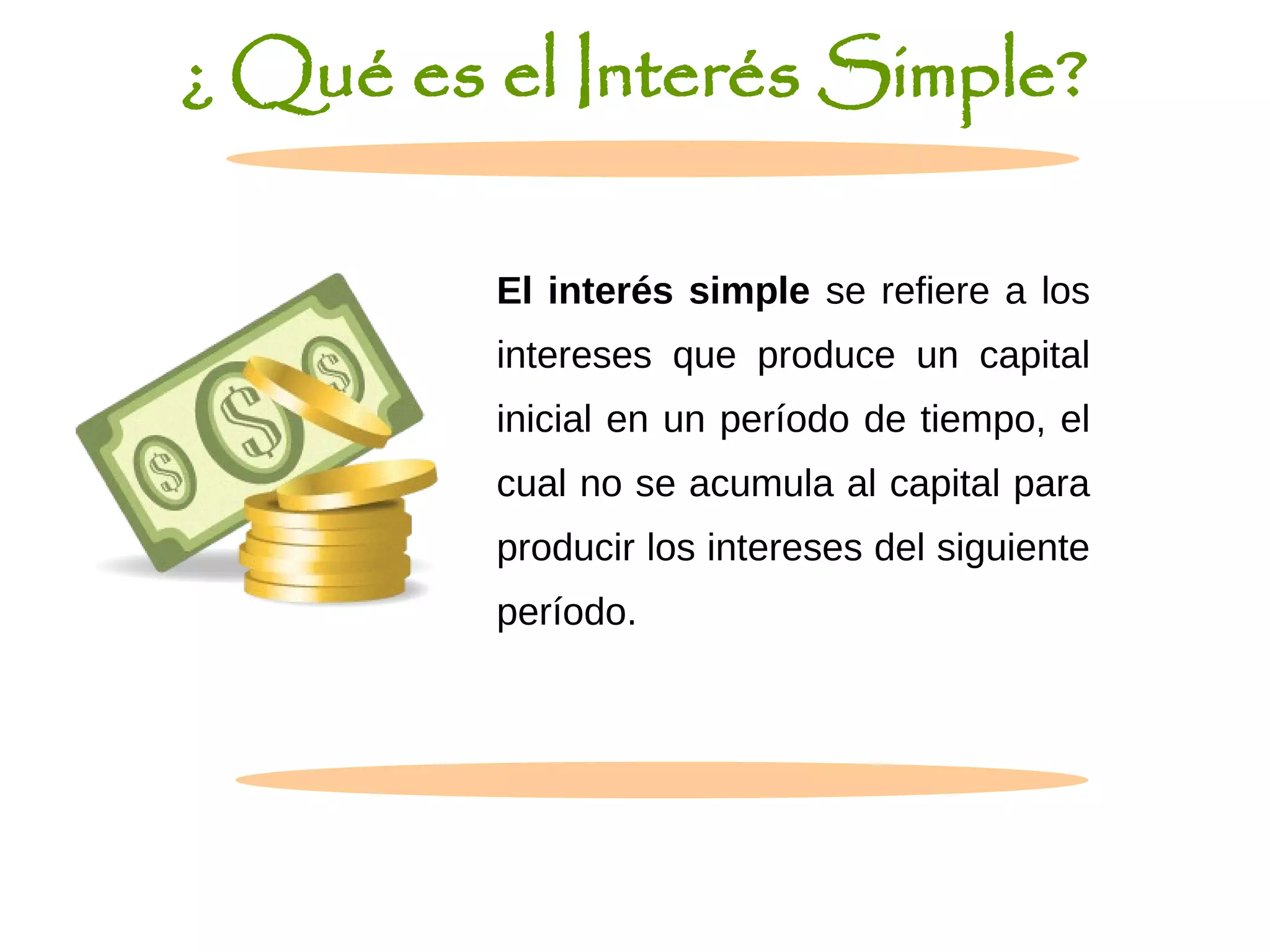 Interés simple e interés compuesto | PPT