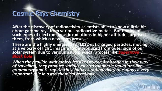 Interstellar chemistry | PPT