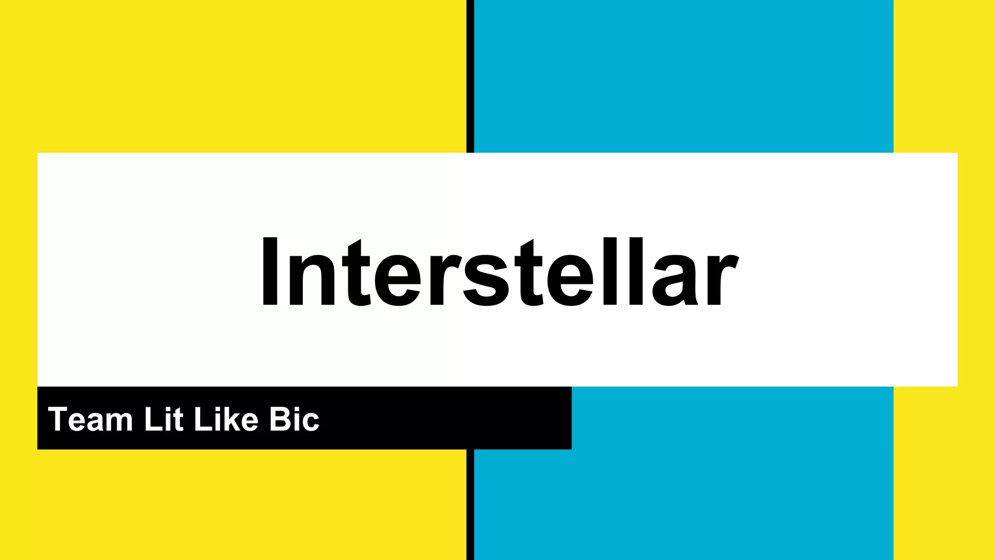 Interstellar Presentation | PPTX