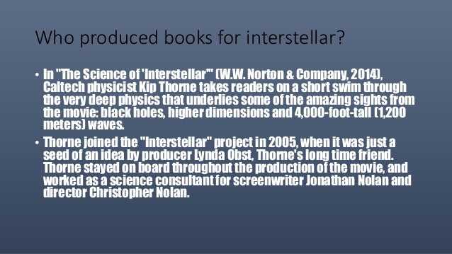 Interstellar Summary And Explanation