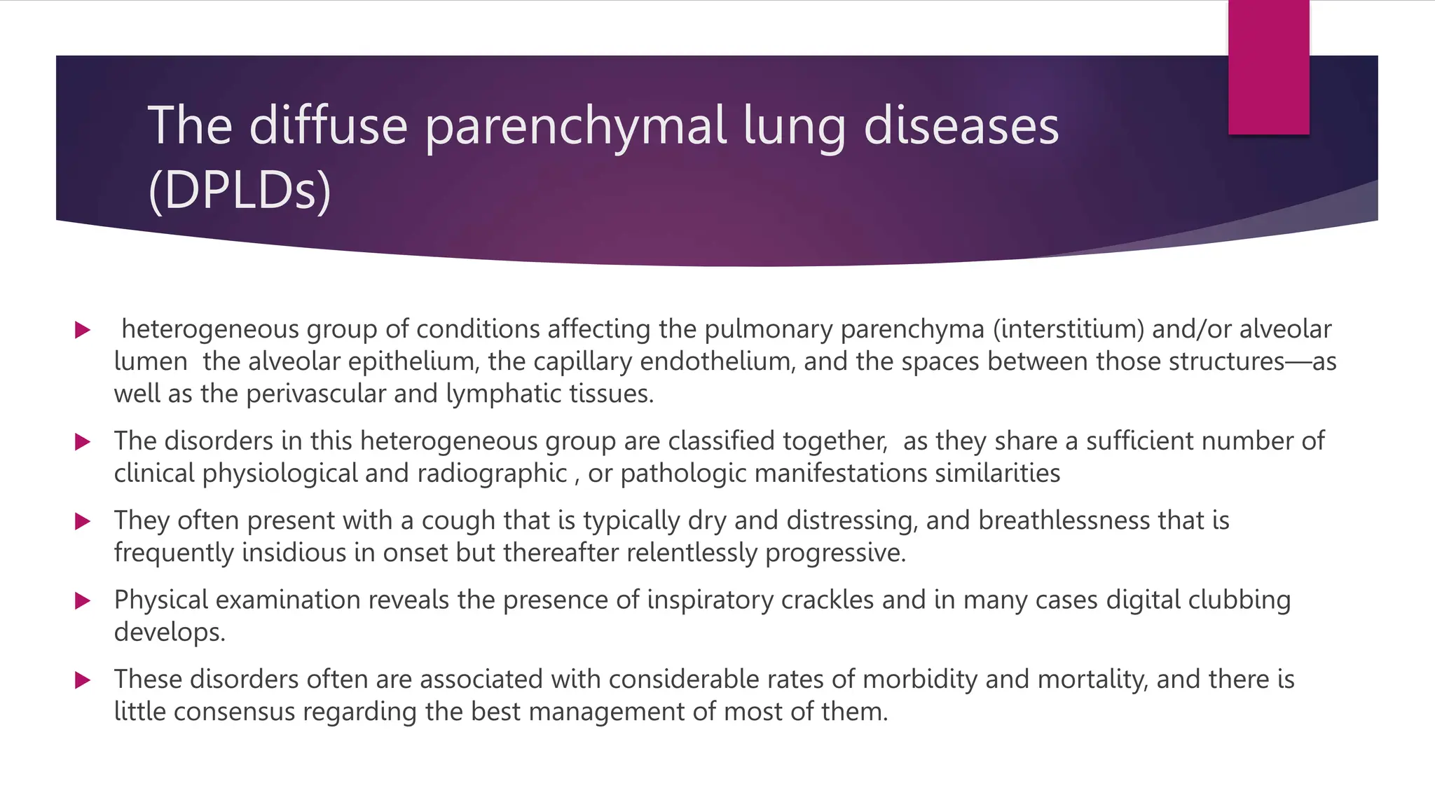 interstial lung deases.pptx | Lung and Respiratory Health | Diseases ...