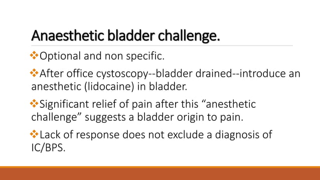 interstital cystitis bladder pain syndrome etiology and diagnosis.pptx