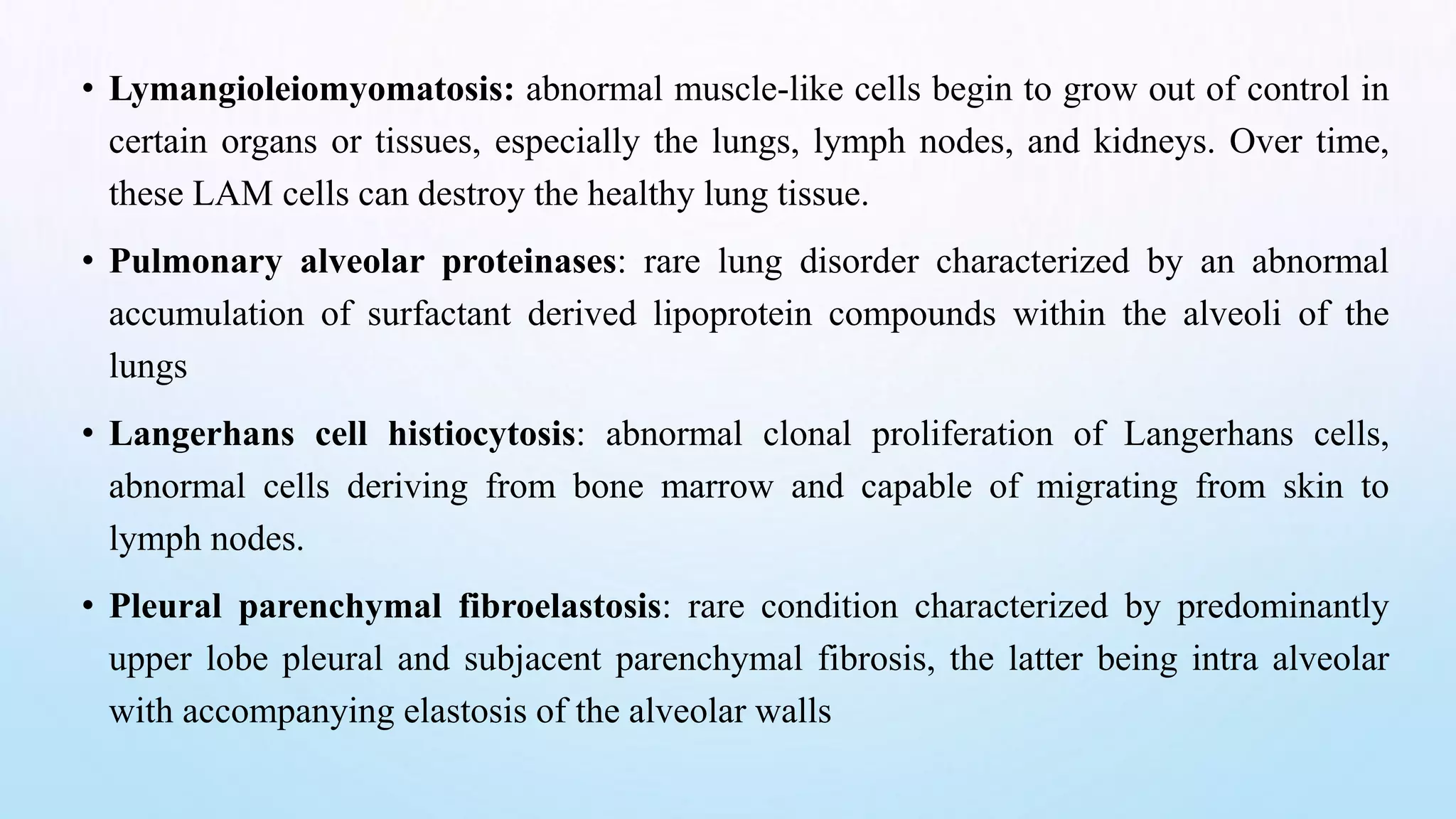 Interstitial lung disease (ILD) ppt slideshare | PPTX