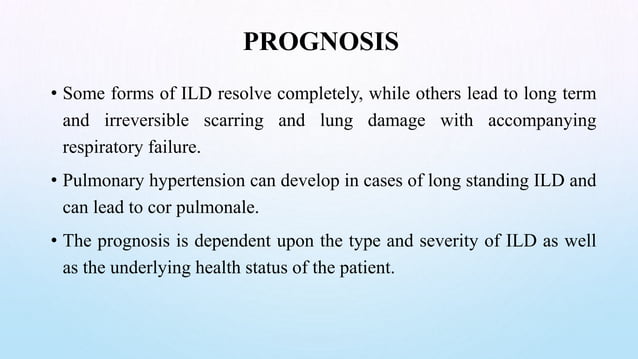 Interstitial lung disease (ILD) ppt slideshare | PPTX | Lung and Respiratory Health | Diseases ...