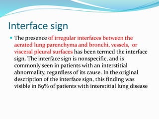 Interstitial lung-diseases | PPTX