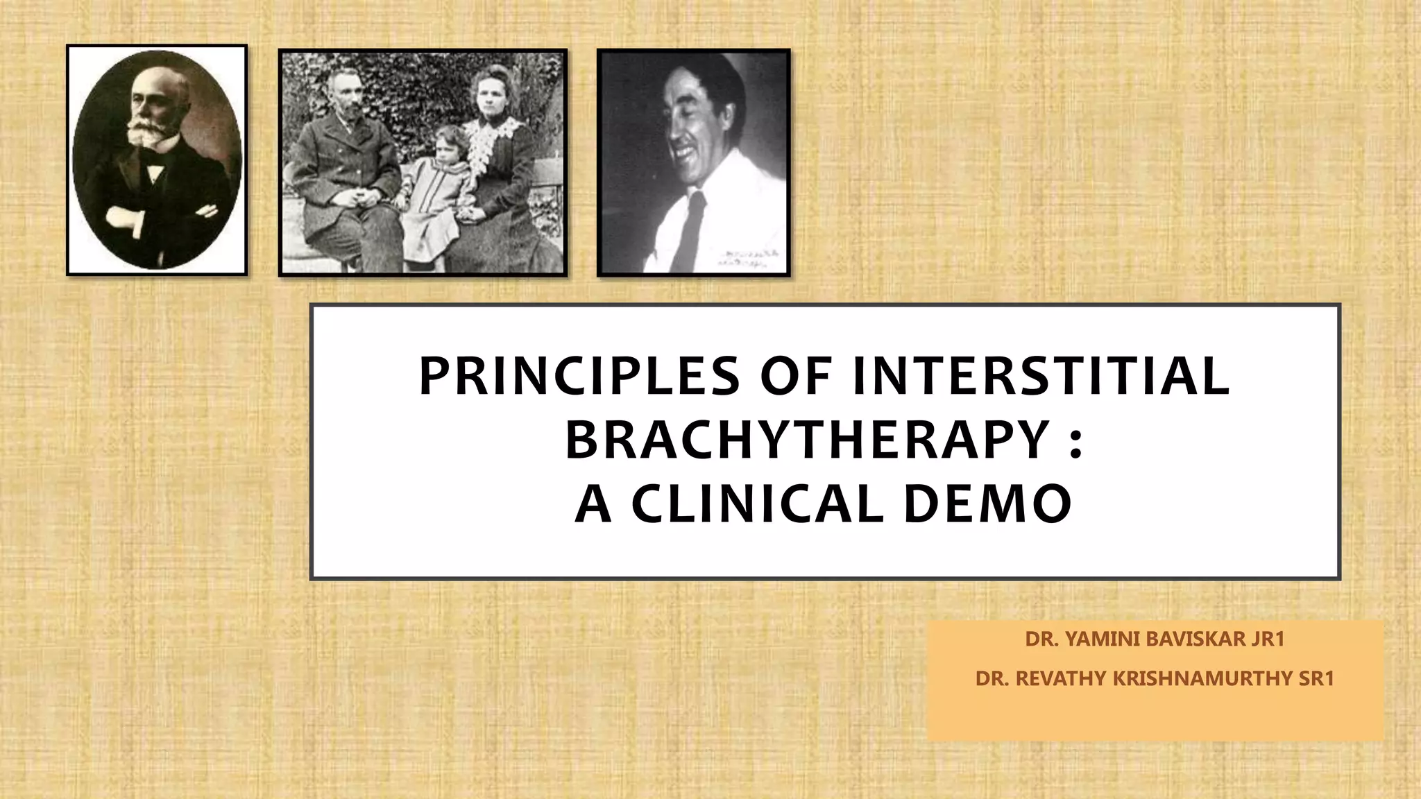 Interstitial BT Principles | PPTX