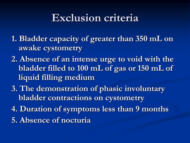 Pathogenesis of Interstitial cystitis | PPT