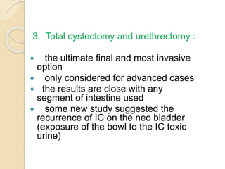 Interstitial cystitis[1] | PPTX