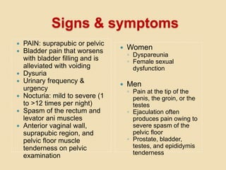 Interstitial cystitis[1] | PPTX