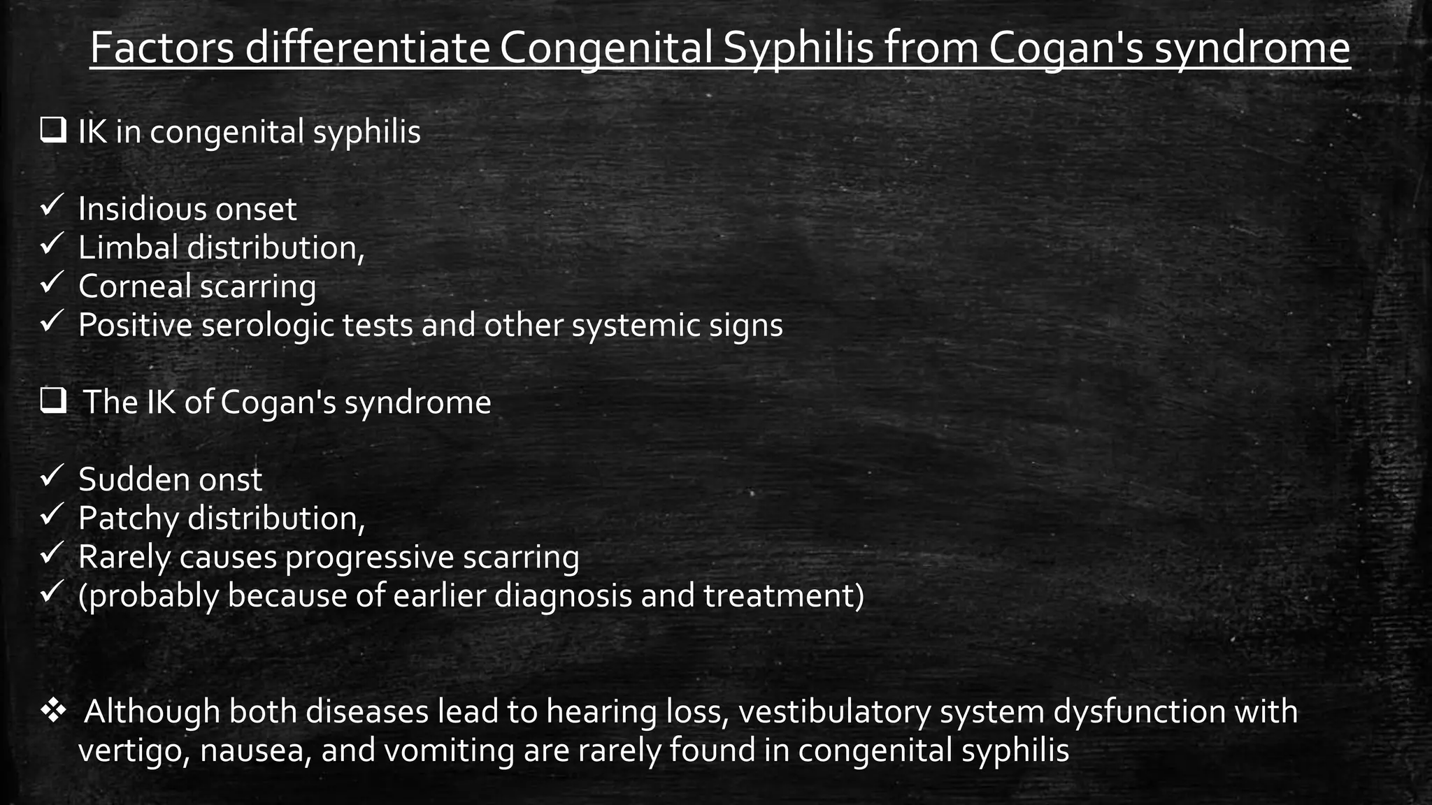 Interstitial keratitis | PPTX