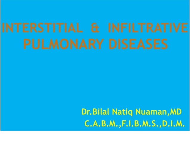 Interstitial lung disease | PPT