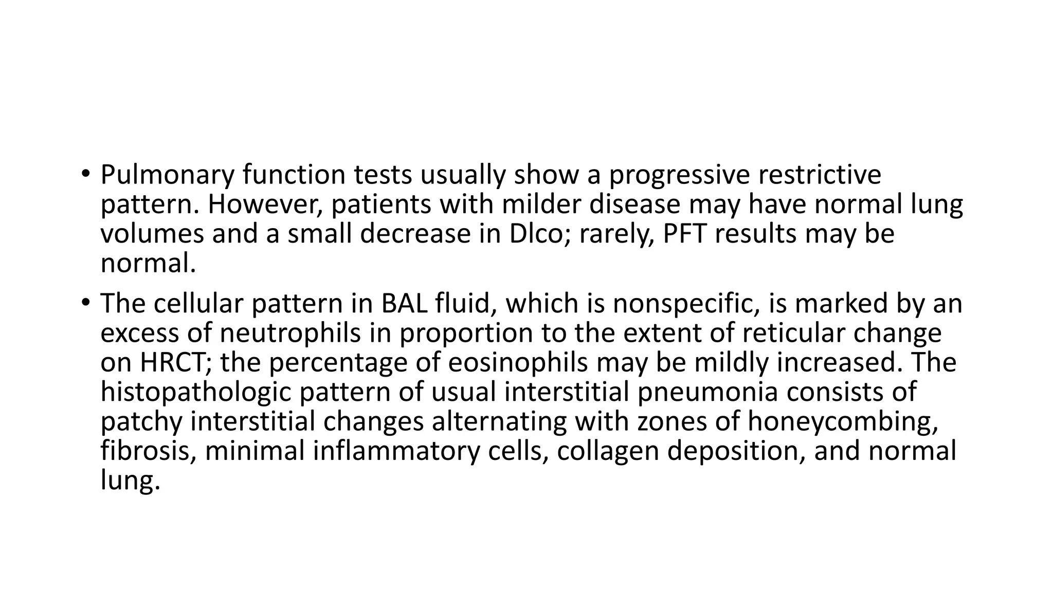 Interstitial lung disease | PPTX