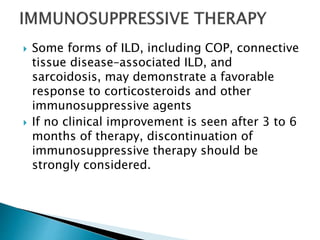 Interstitial lung disease; Basic Understanding and approach | PPTX ...