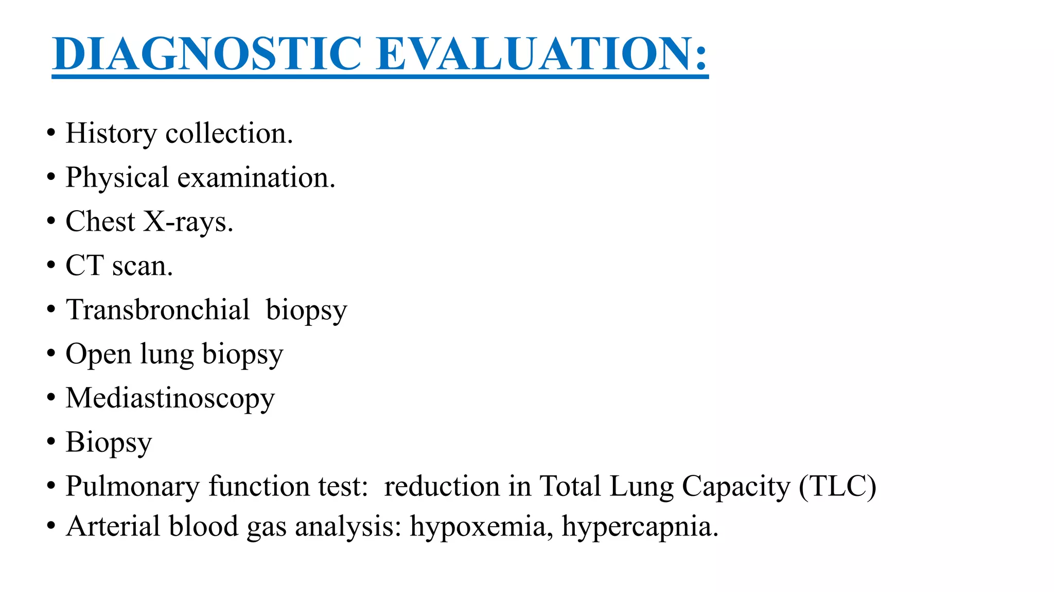 Interstitial lung disease | PPTX