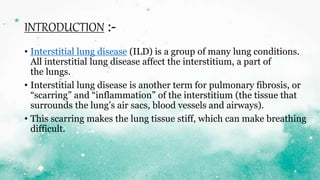 Interstitial lung disease.HR