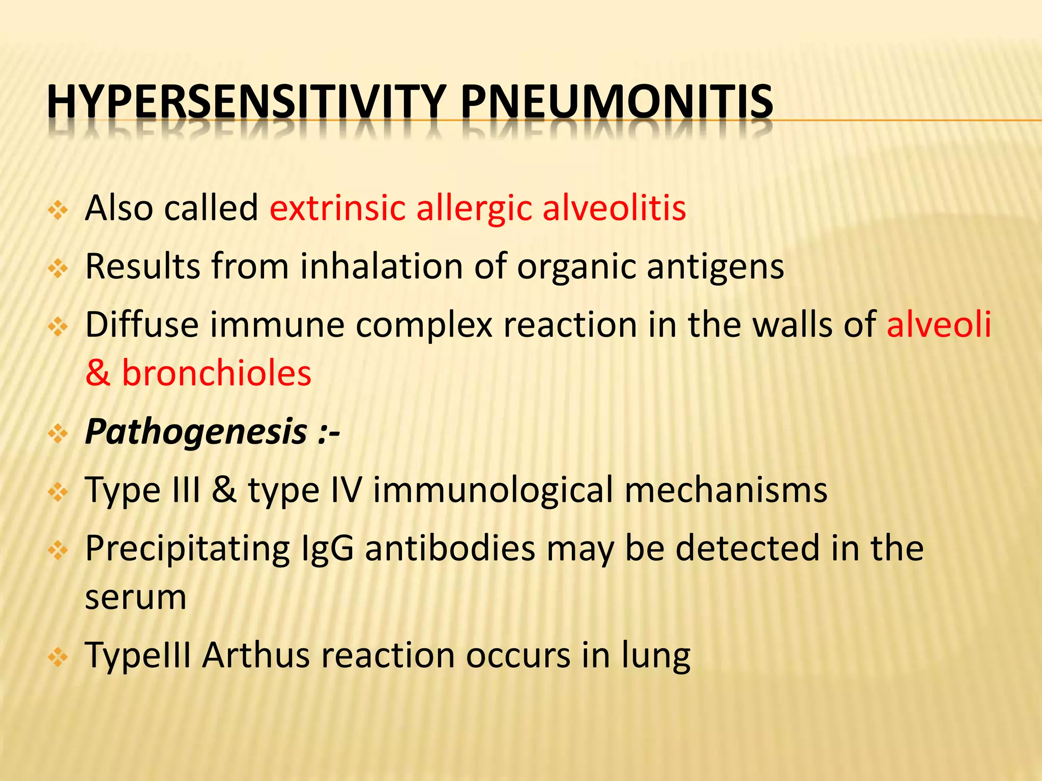 Hypersensitivity Pneumonitis Hsp Or Extrinsic Allergic