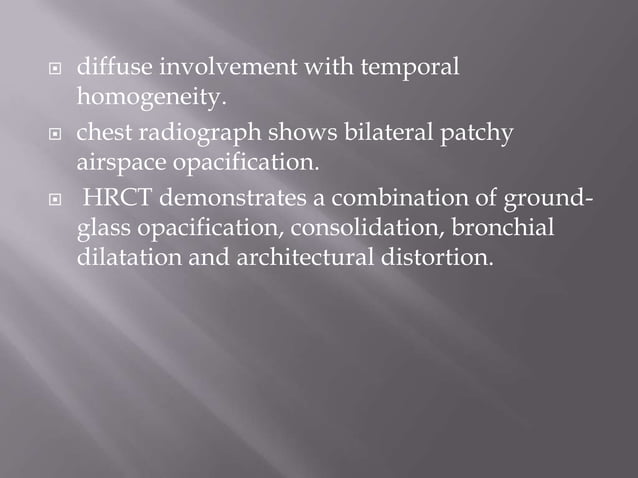 Interstitial lung diseases- HRCT | PPTX