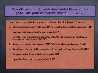 Practical approach to interstitial lung diseases | PPT