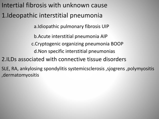 PFT and Interstitial lung diseases | PPTX | Lung and Respiratory Health ...