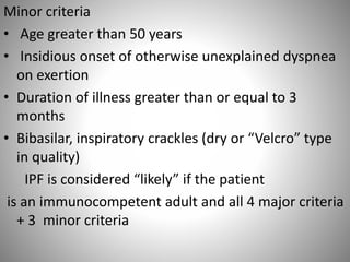 PFT and Interstitial lung diseases | PPTX