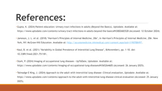CLINICAL APPROACH TO INTERSTITIAL LUNG DISEASES | PPTX