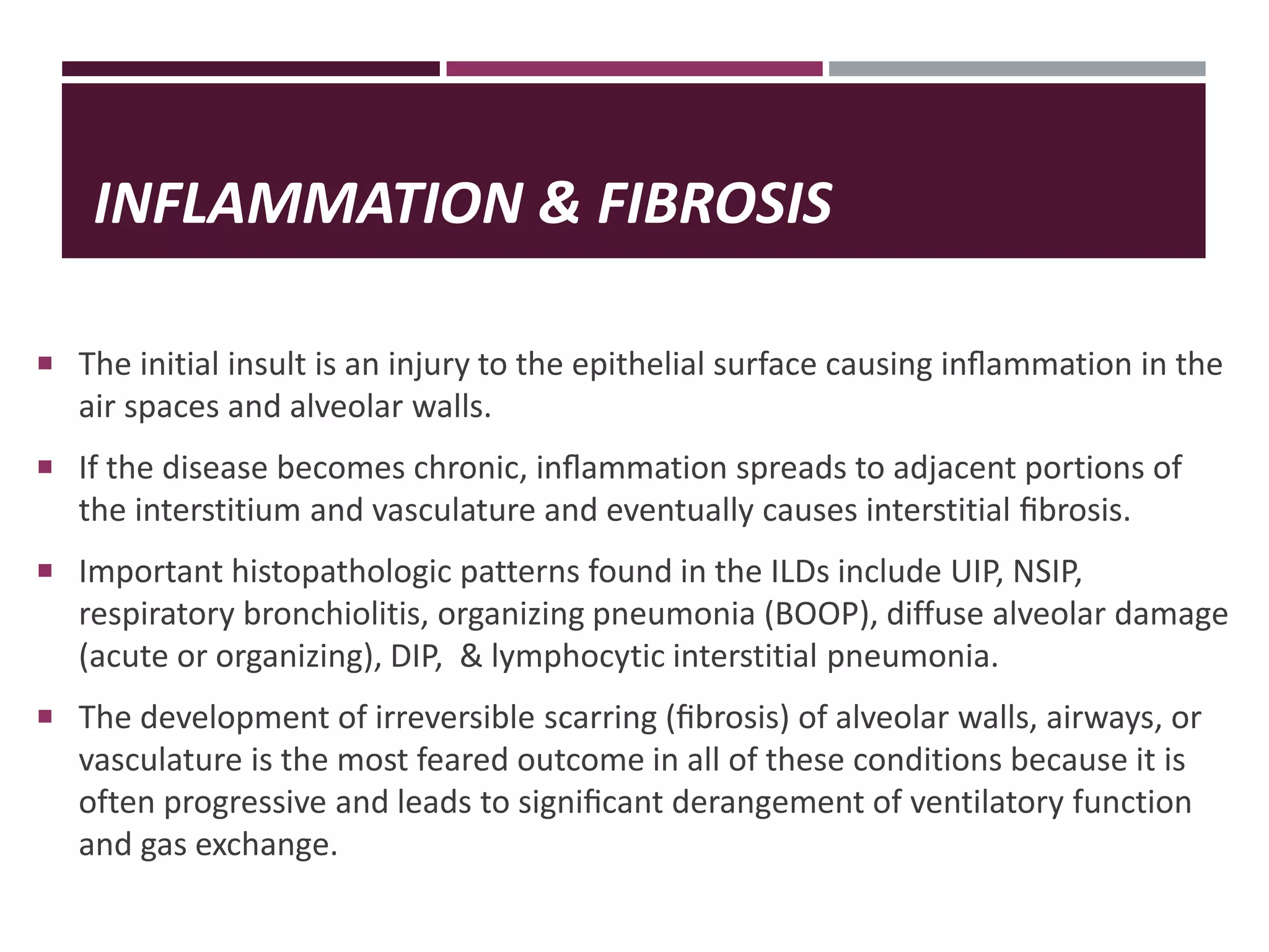 Interstitial Lung Diseases [ILD] Approach to Management | PPTX