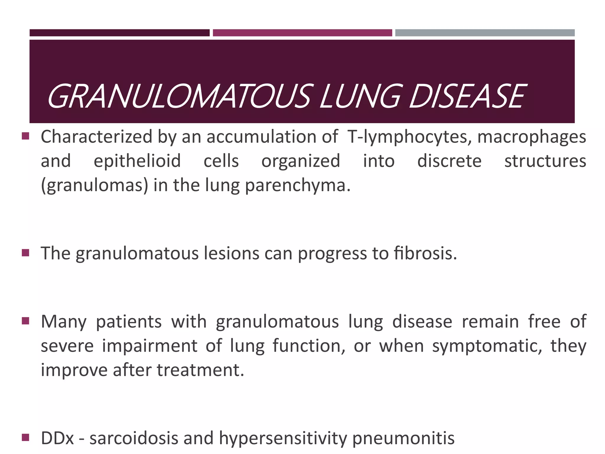 Interstitial Lung Diseases [ILD] Approach to Management | PPTX