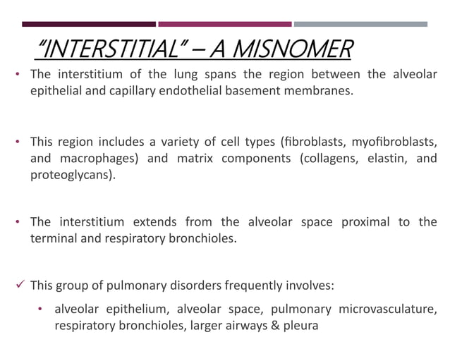 Interstitial Lung Diseases [ILD] Approach to Management | PPTX