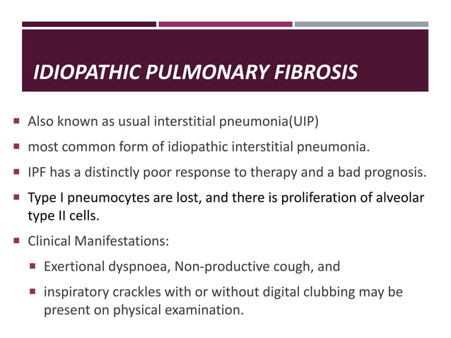 Interstitial Lung Diseases [ILD] Approach to Management | PPTX