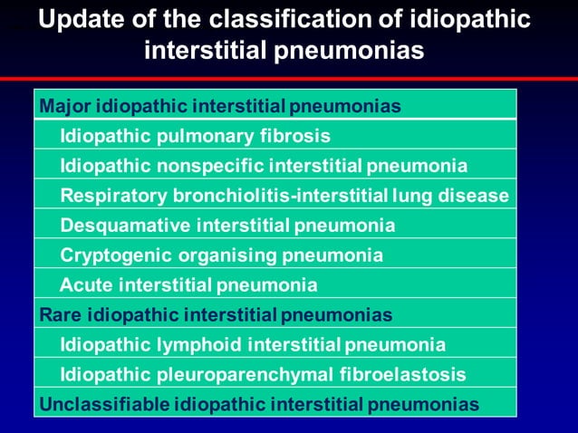 Diffuse parenchymal lung diseases (Postgraduate course) | PDF | Lung ...