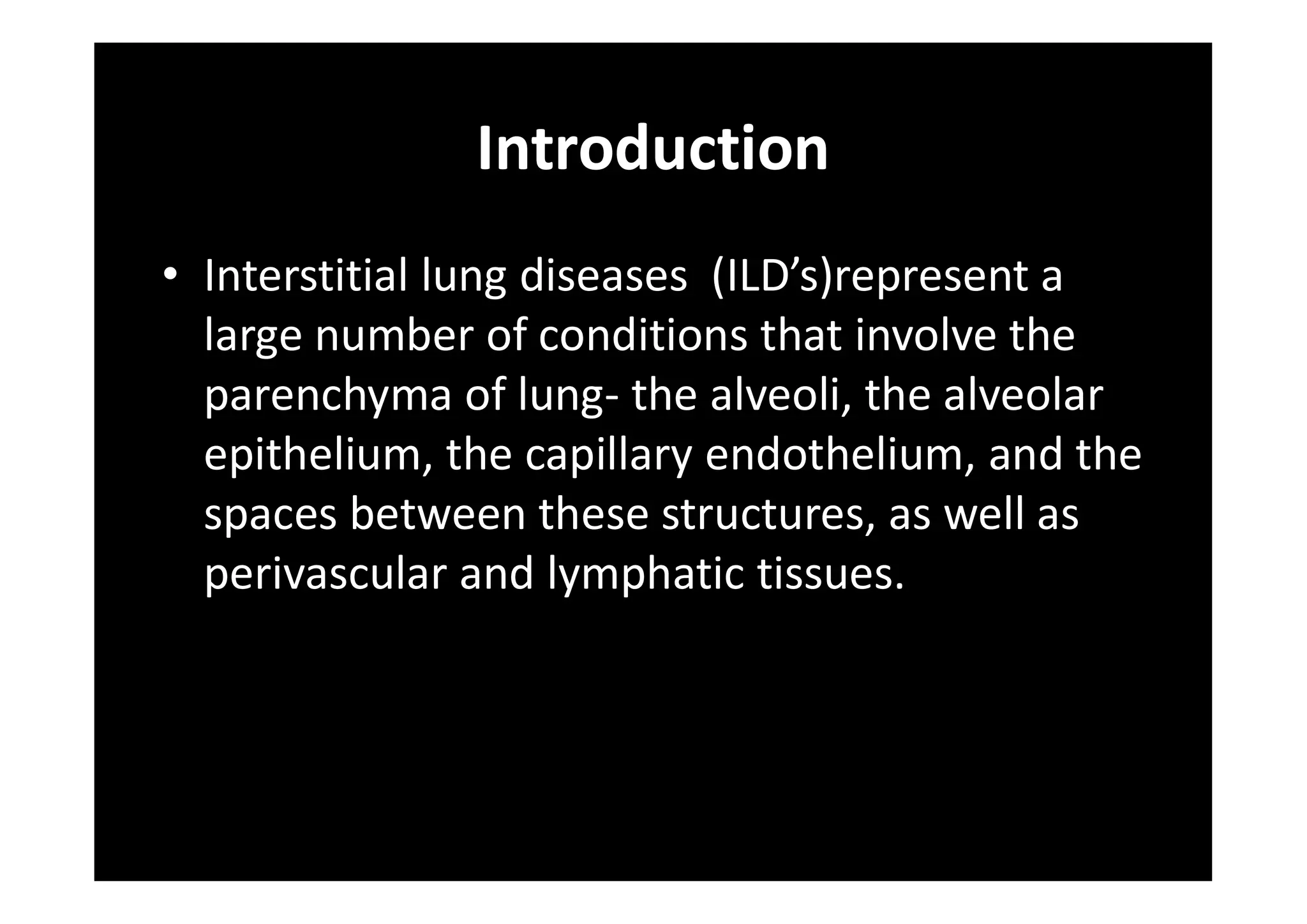 Interstitial lung diseases radiology | PDF