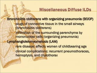 Interstitial Lung Disease | PPT | Lung and Respiratory Health ...