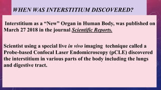 Interstitium | PPTX