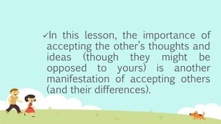 Accepting Others Differences