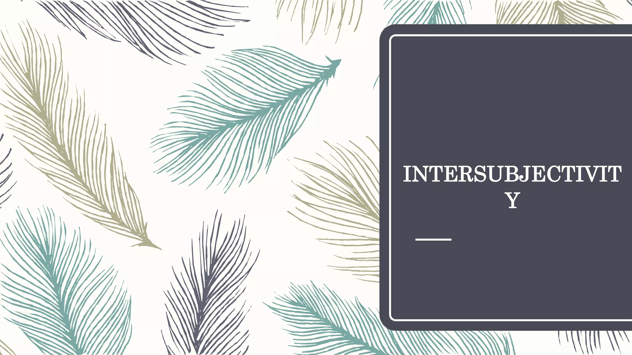 Intersubjectivity | PPTX